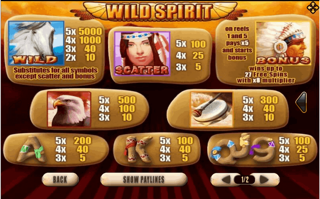 Wild Spirit เกมสล็อต XO เล่นสล็อตจาก Slotxo ได้ที่นี่ : Superslot